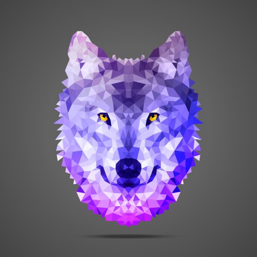 Geometric Wolf Vector Images (over 1,900)