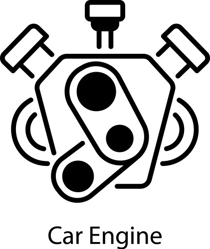 Car valves Royalty Free Vector Image - VectorStock