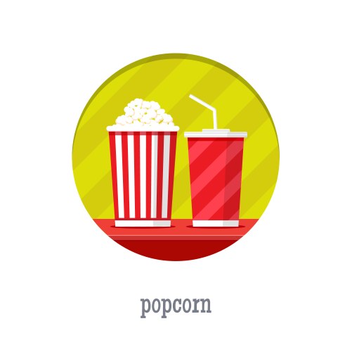 Popcorn Royalty Free Vector Image - VectorStock
