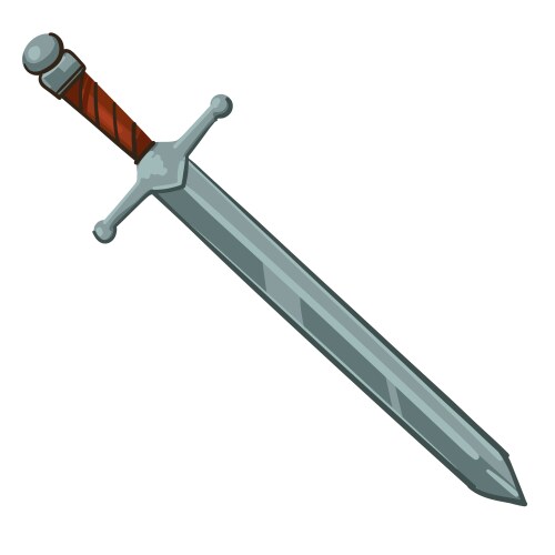 Ancient celtic sword Royalty Free Vector Image
