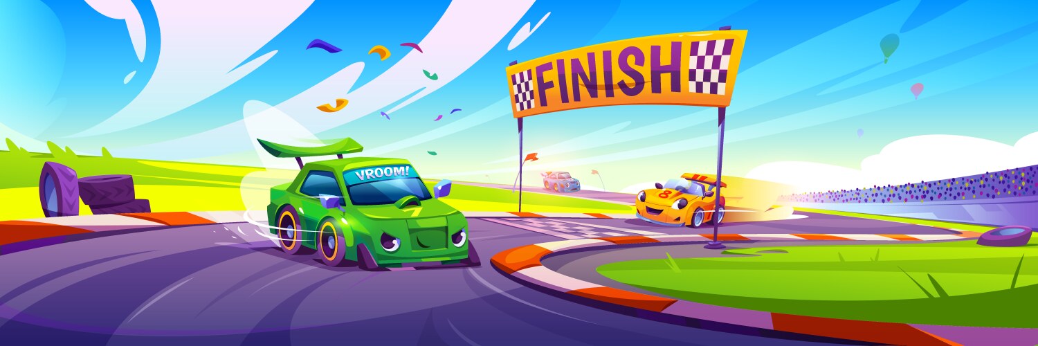 Cartoon Race Track Vector Images (over 5,500)