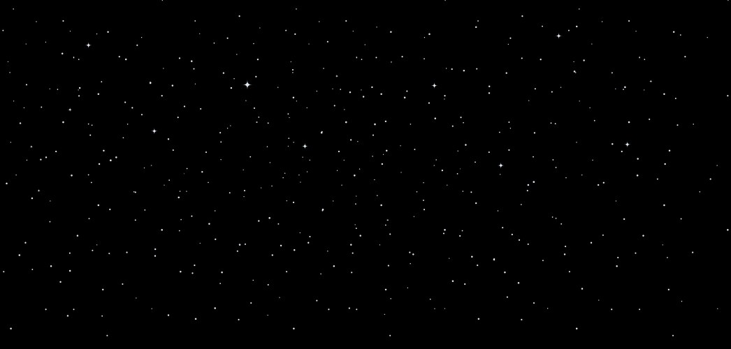 Starry sky on a black background Royalty Free Vector Image