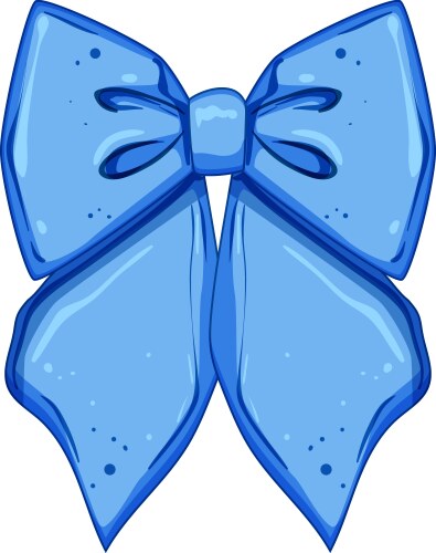 Red hair ribbon cartoon Royalty Free Vector Image