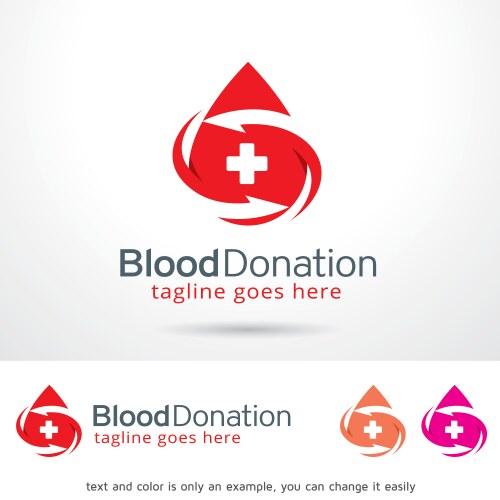 Blood donation logo Vector Images & Graphics for Commercial Use ...