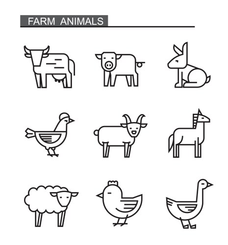 Farm Animal Vector Images (over 210,000)