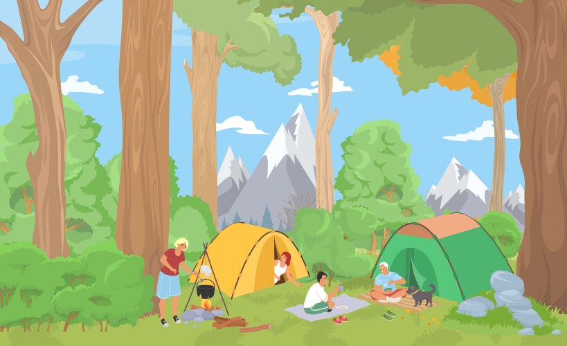 Campfire Friends Vector Images (over 1,600)