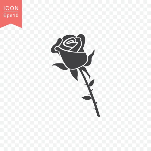 Rose Flower Simple Vector Images (over 18,000)