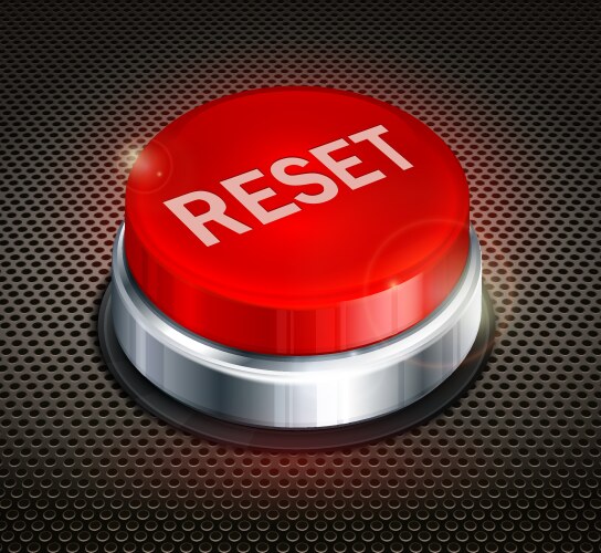 Red button Royalty Free Vector Image - VectorStock