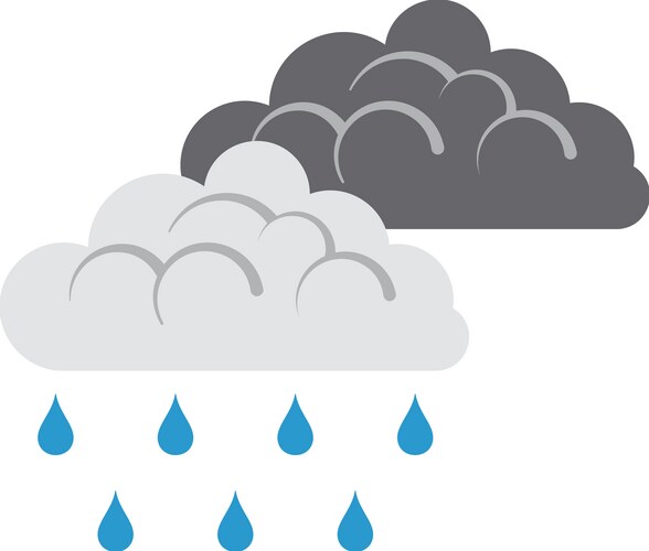 Rain icon Royalty Free Vector Image - VectorStock