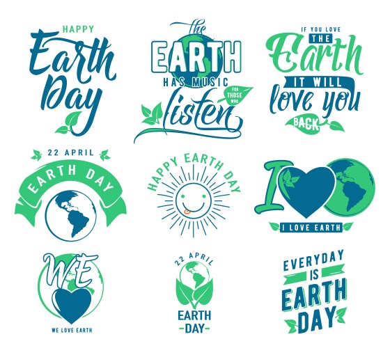 Earth Day Logos Vector Images (over 10,000)