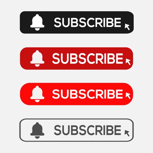 Youtube Subscribe Logo Vector Images (over 270)