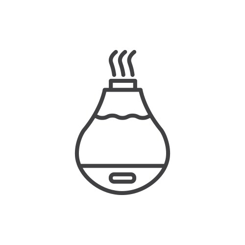 Diffuser icon set scent reed aromatherapy symbol Vector Image