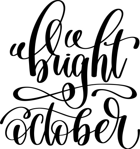 October Lettering Vector Images (over 38,000)
