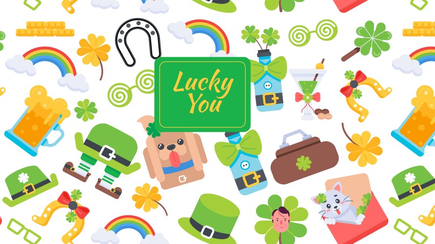 Lucky Royalty Free Vector Image - VectorStock
