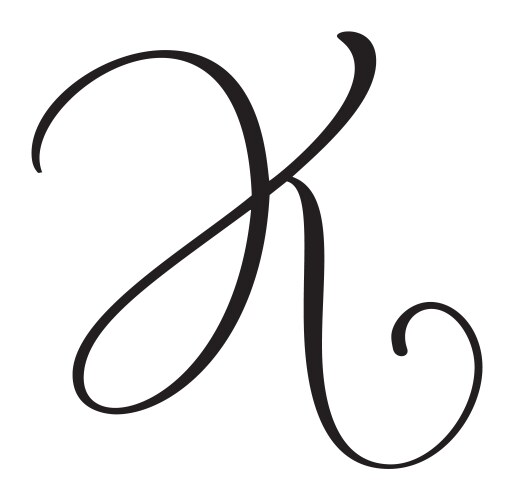 Cursive K Vector Images (over 100)