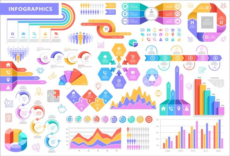 Unity Infographic Vector Images (over 2,300)