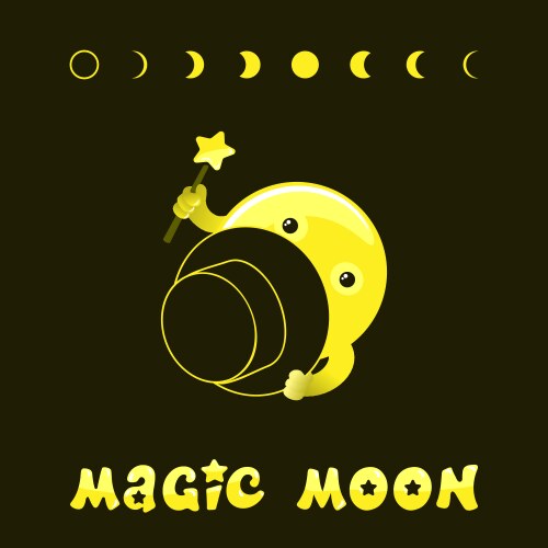 Moon Phases Cartoon Vector Images (over 800)