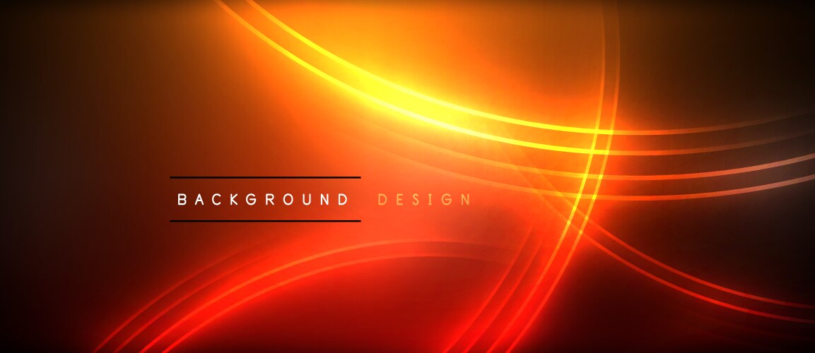 Automotive lighting features glowing amber lines Vector Image