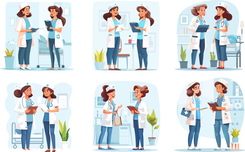 Cartoon Nurses Vector Images (over 34,000)