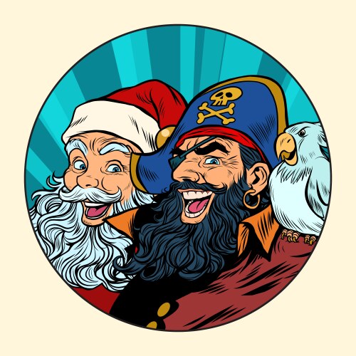 Pirate Santa Vector Images (over 330)