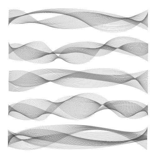 Music sound waves Royalty Free Vector Image - VectorStock
