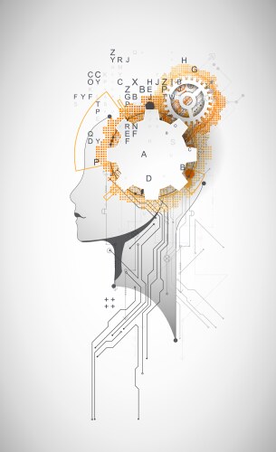 Realistic technical high-tech object Royalty Free Vector