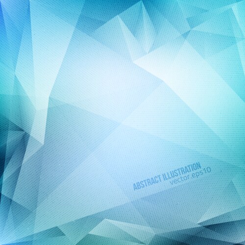 Abstract blue geometric triangle background Vector Image