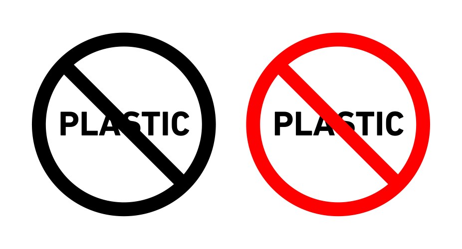 No coffee cup sign icon set prohibition Royalty Free Vector