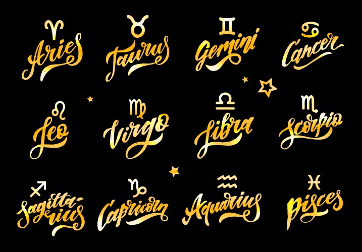 Bull taurus zodiac horoscope sign Royalty Free Vector Image