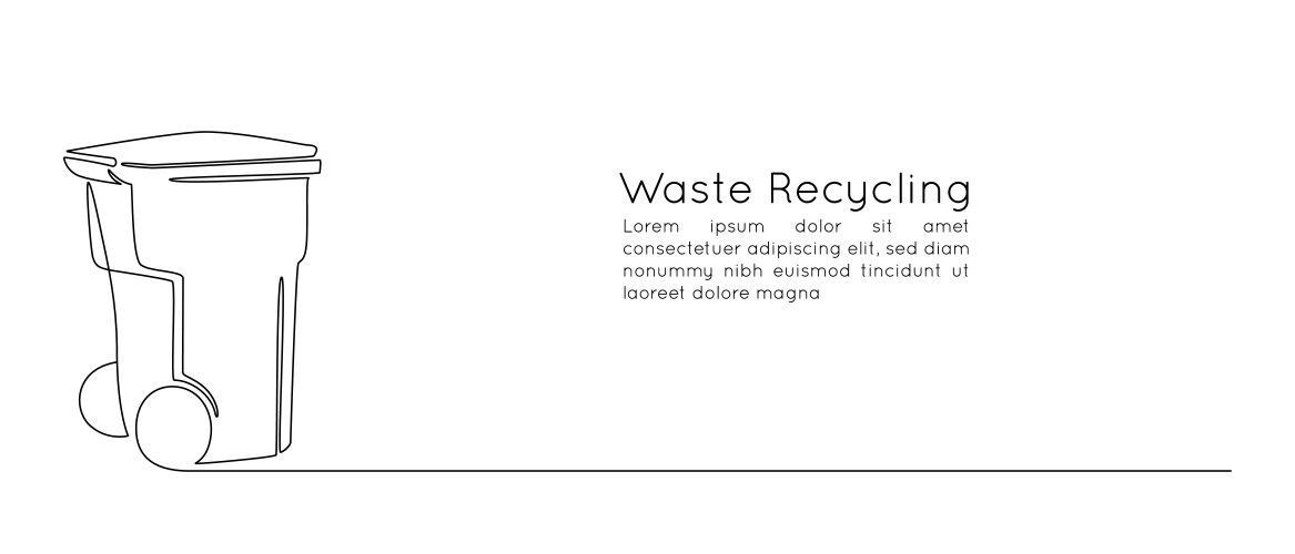 Dustbin drawing Vector Images & Graphics for Commercial Use | VectorStock