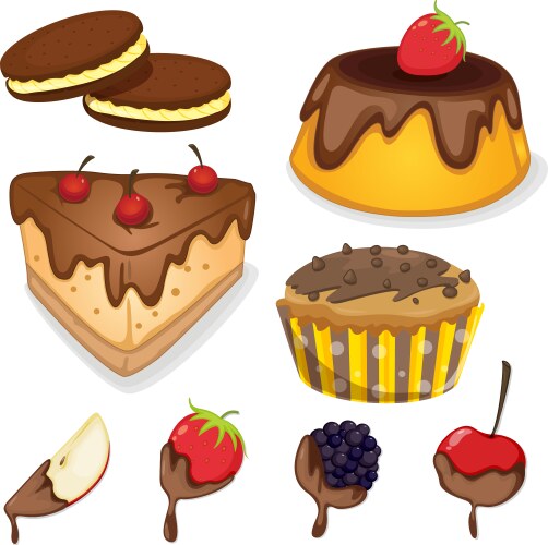Sweets Royalty Free Vector Image - VectorStock