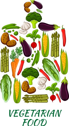 Vegetable mix Royalty Free Vector Image - VectorStock