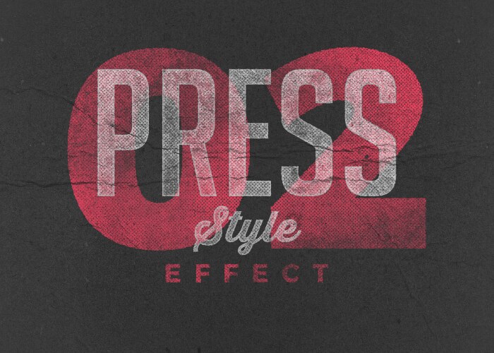 Texture effect - text style Royalty Free Vector Image