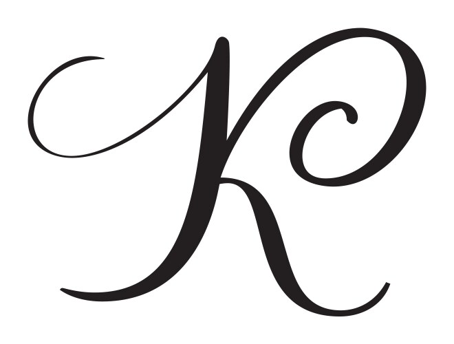 Cursive K Vector Images (over 100)