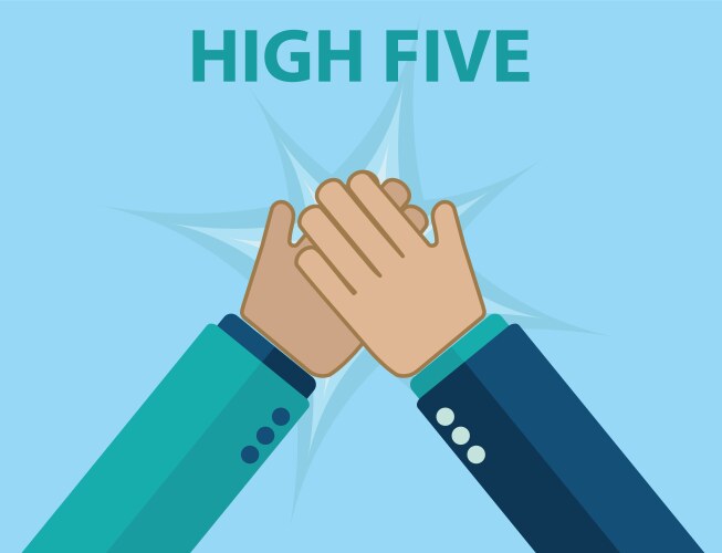 High Five Vector Images (over 5,200)
