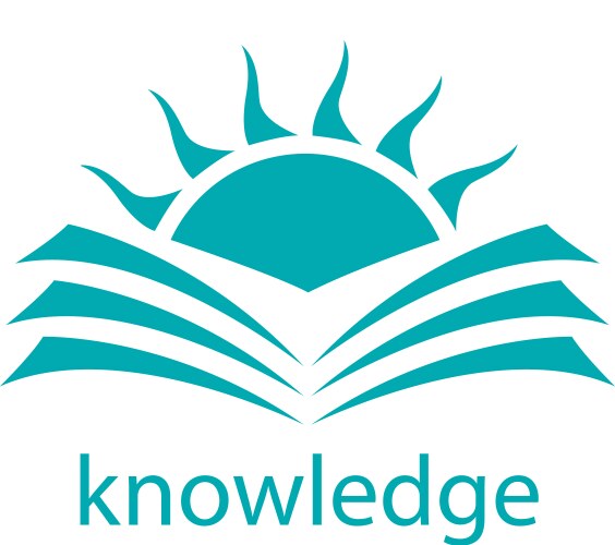 Knowledge tree from open book Royalty Free Vector Image