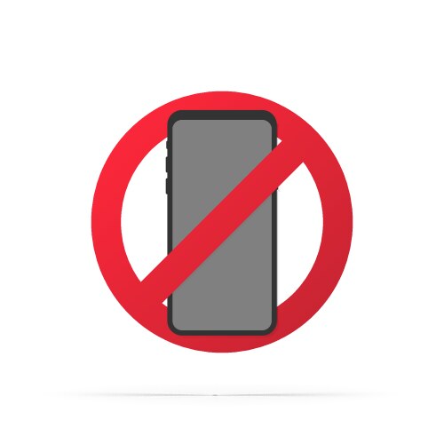 Mobile not Allowed Vector Images (over 1,000)