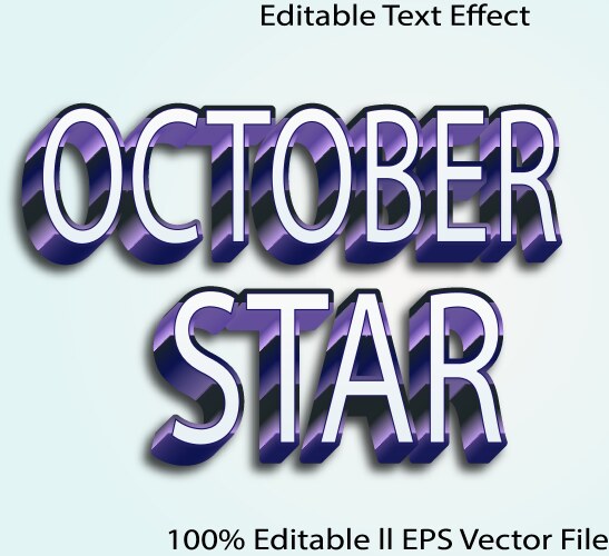 Alcohol bottles editable text effect Royalty Free Vector