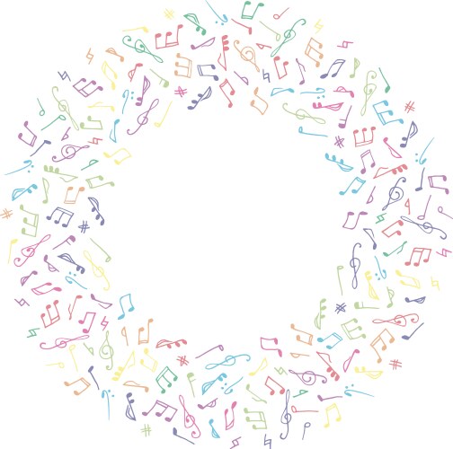 Music frame Royalty Free Vector Image - VectorStock
