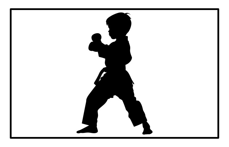Karate Silhouette Child Vector Images (over 150)