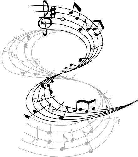 Music Notes Scroll Vector Images (over 620)