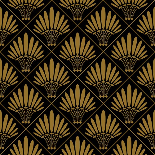 Art deco pattern Royalty Free Vector Image - VectorStock