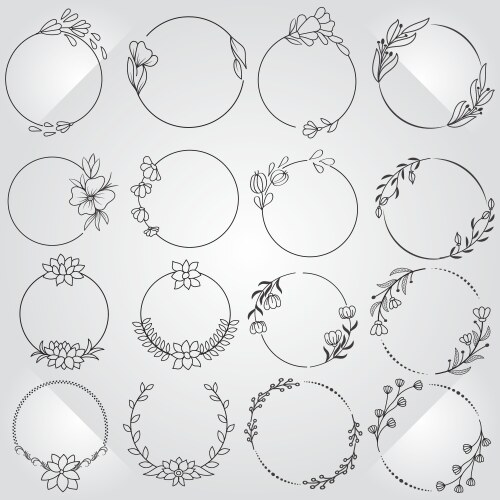 Border shape design Royalty Free Vector Image - VectorStock