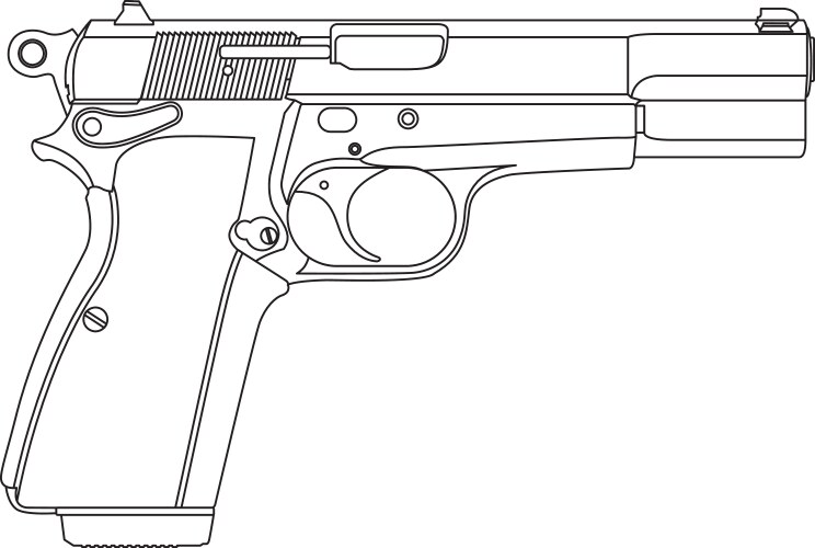 Gun Outline Vector Images (over 50,000)