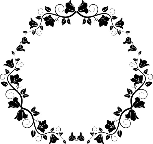 Round border Royalty Free Vector Image - VectorStock