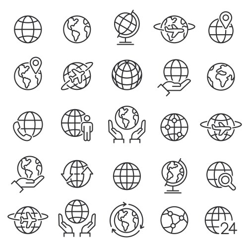 World Map Circle Vector Images (over 45,000)