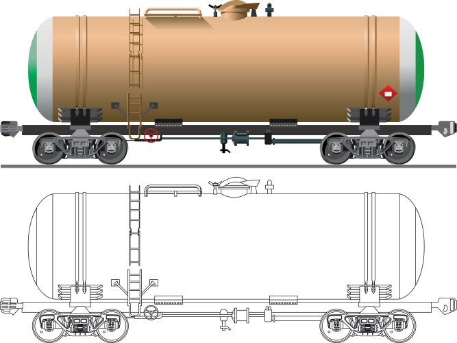 Retro delivery milk tanker truck Royalty Free Vector Image