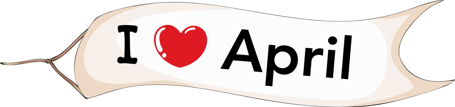 Month April Cartoon Vector Images (over 990)