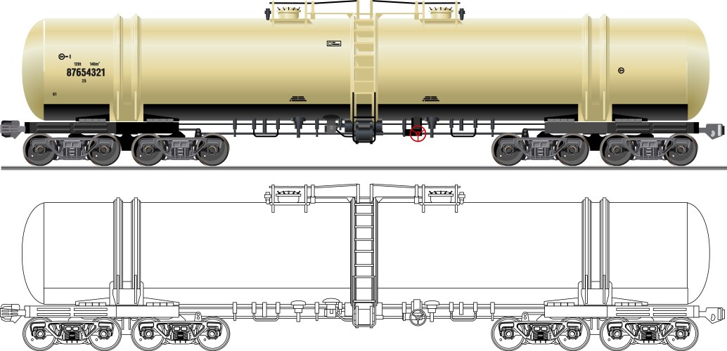 Retro delivery milk tanker truck Royalty Free Vector Image