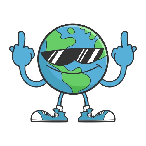 Cartoon middle finger Vector Images & Graphics for Commercial Use ...